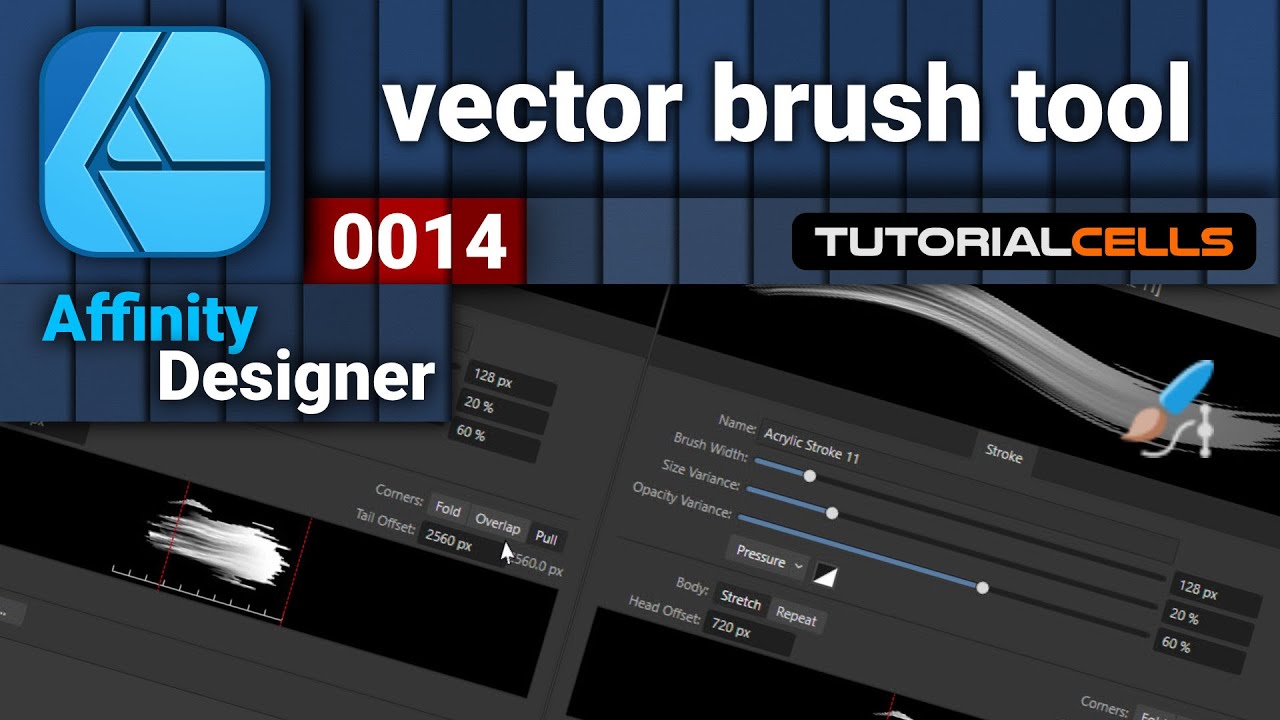 0014 Vector Brush Tool Create Custom Brush In Affinity Designer