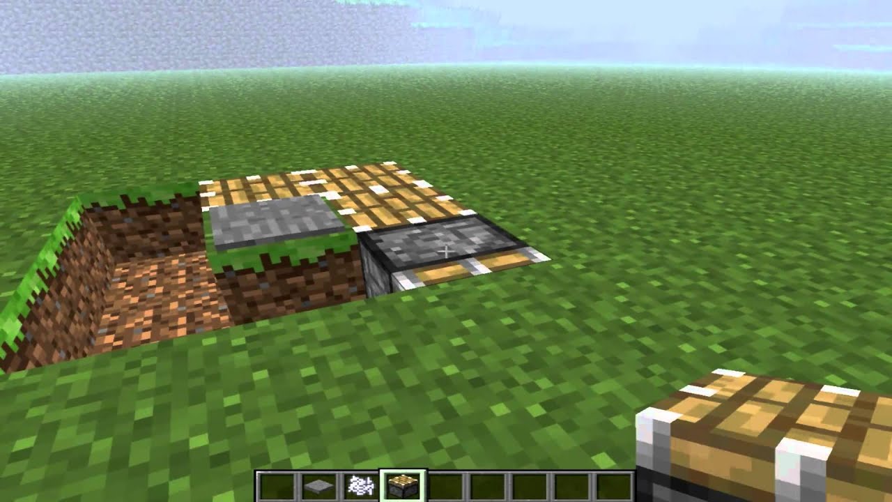 Simple Piston Trap Tutorial Dkminecrafttv Youtube