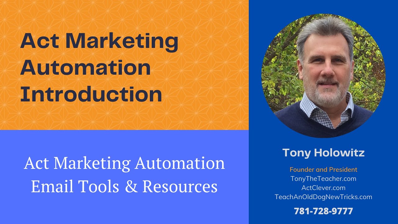 Act Marketing Automation Introduction 8 2019 Youtube