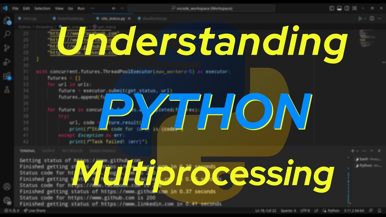 Understanding Python Multiprocessing Youtube