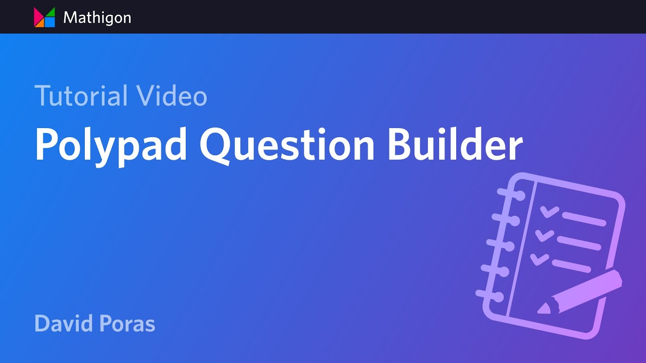 Polypad Question Builder Youtube