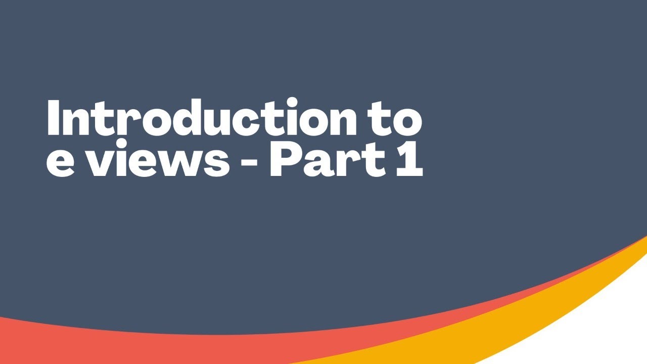 Introduction To E Views Part 1 Youtube