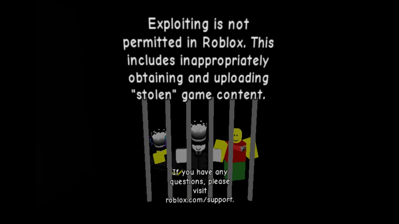 Roblox Anti Exploit Screen Youtube