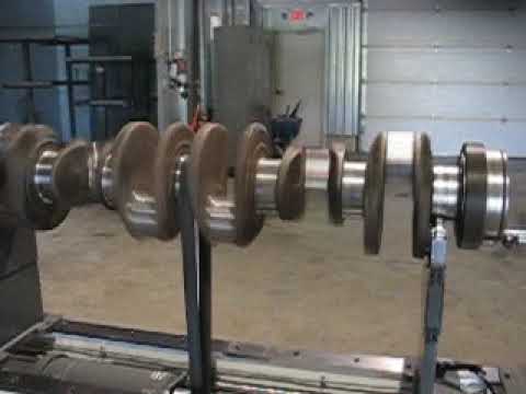 Fentech Industrial Dynamic Crankshaft Balancing Dcb 2000 Hd Youtube
