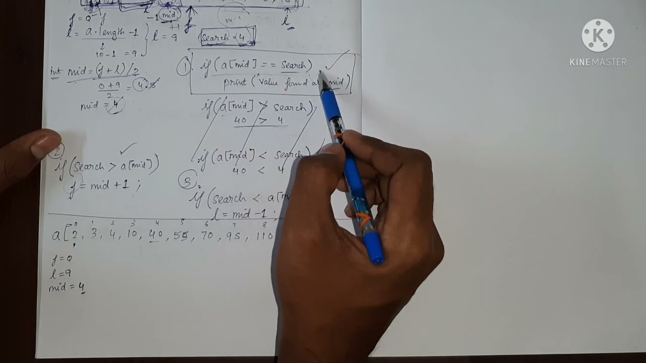 Binary Search In Depth Explanation Java Youtube