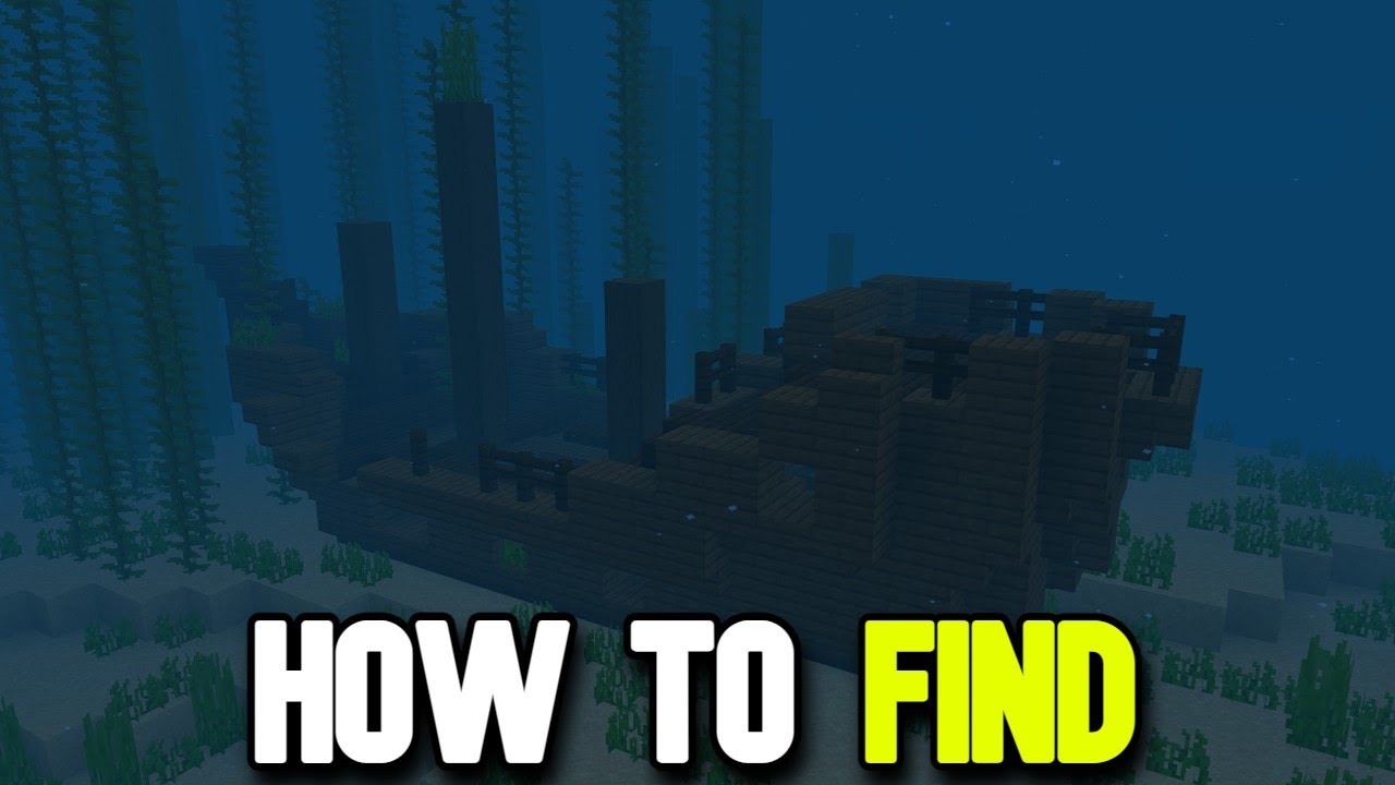 How To Find The Nearest Shipwreck In Minecraft Java Bedrock Youtube