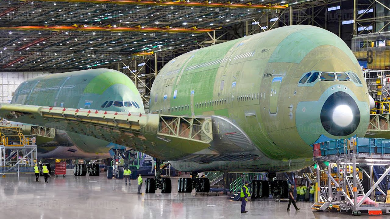 Inside Billions Airbus A380 Production Line Building And Assembly