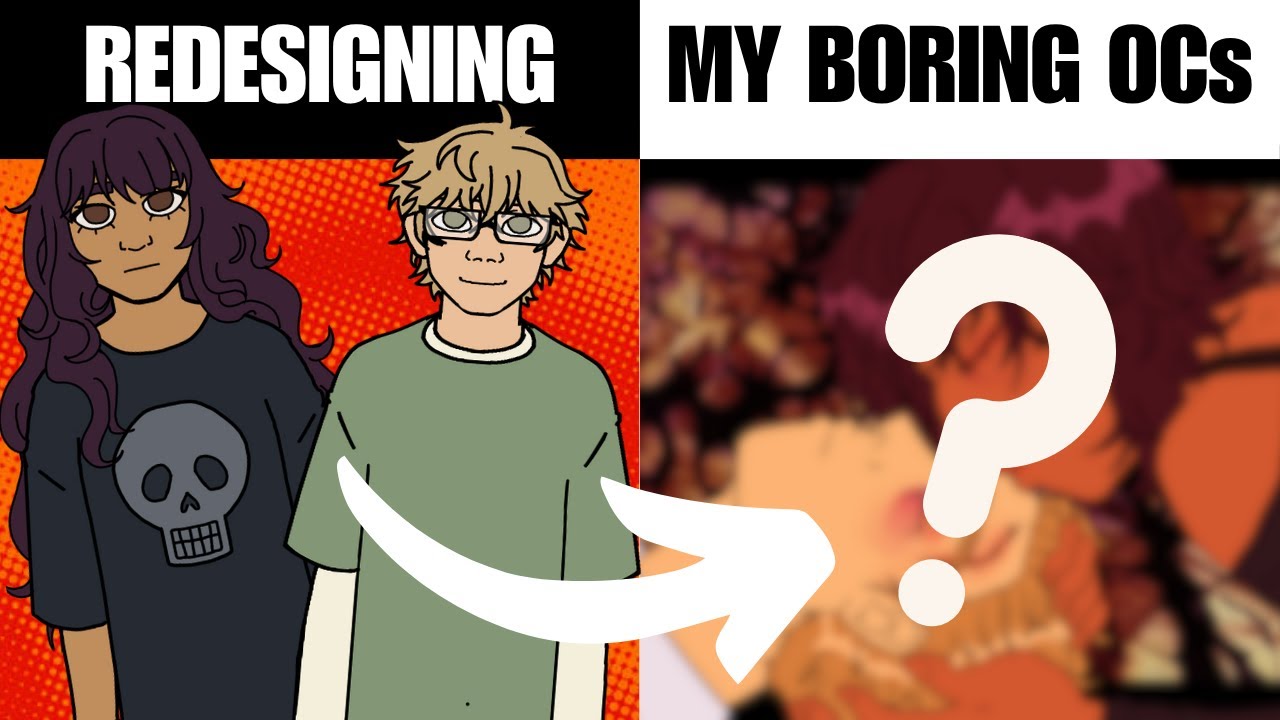 Redesigning My Ocs Commentary Speedpaint Youtube