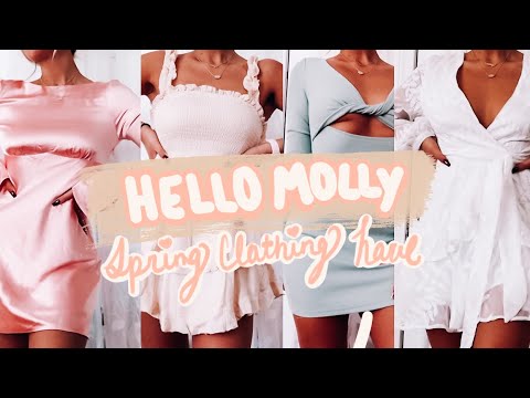 Spring Clothing Haul Hello Molly Youtube