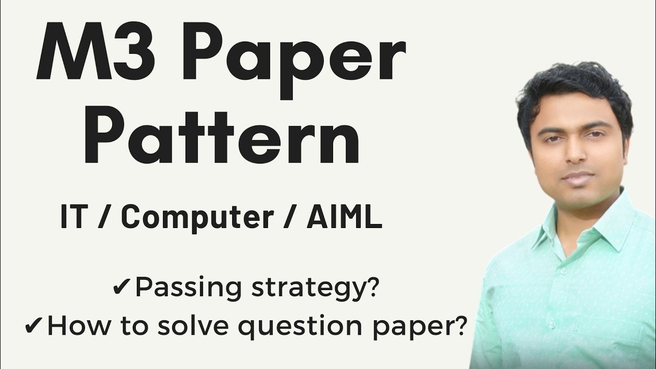 M3 Paper Pattern It Computer Aiml M3 Passing Startergy M3 Imp How