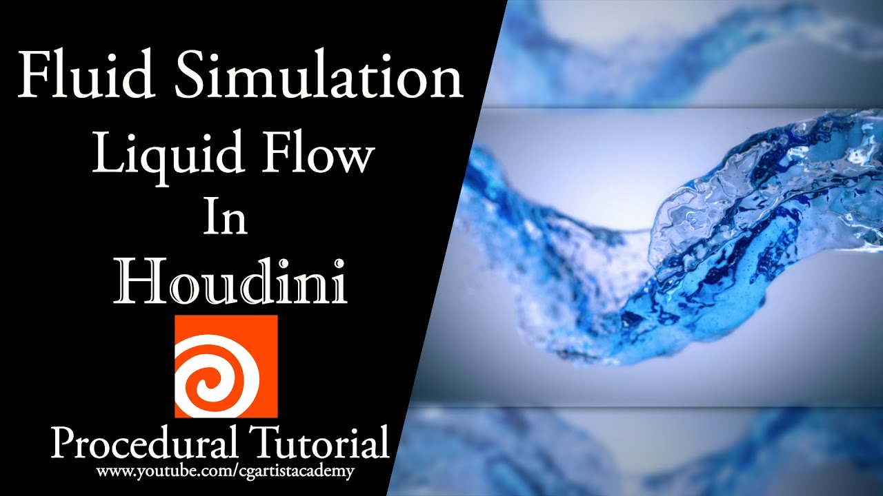 Houdini Liquid Flow Tutorial Fluid Simulation Youtube
