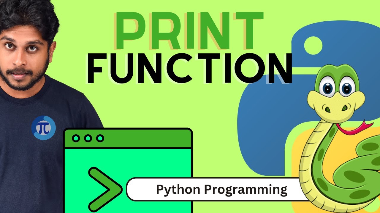 19 Print Function Python Programming Sinhala Youtube