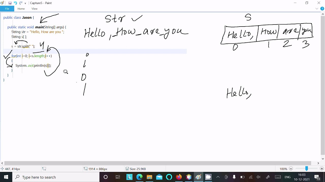 How To Split String In Java Youtube