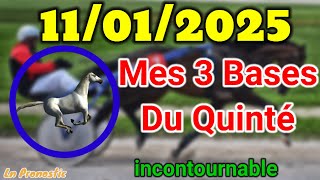 Pronostics Pmu Mes 3 Bases Incontournable Mardi 11 F C3 A9vrier 2025