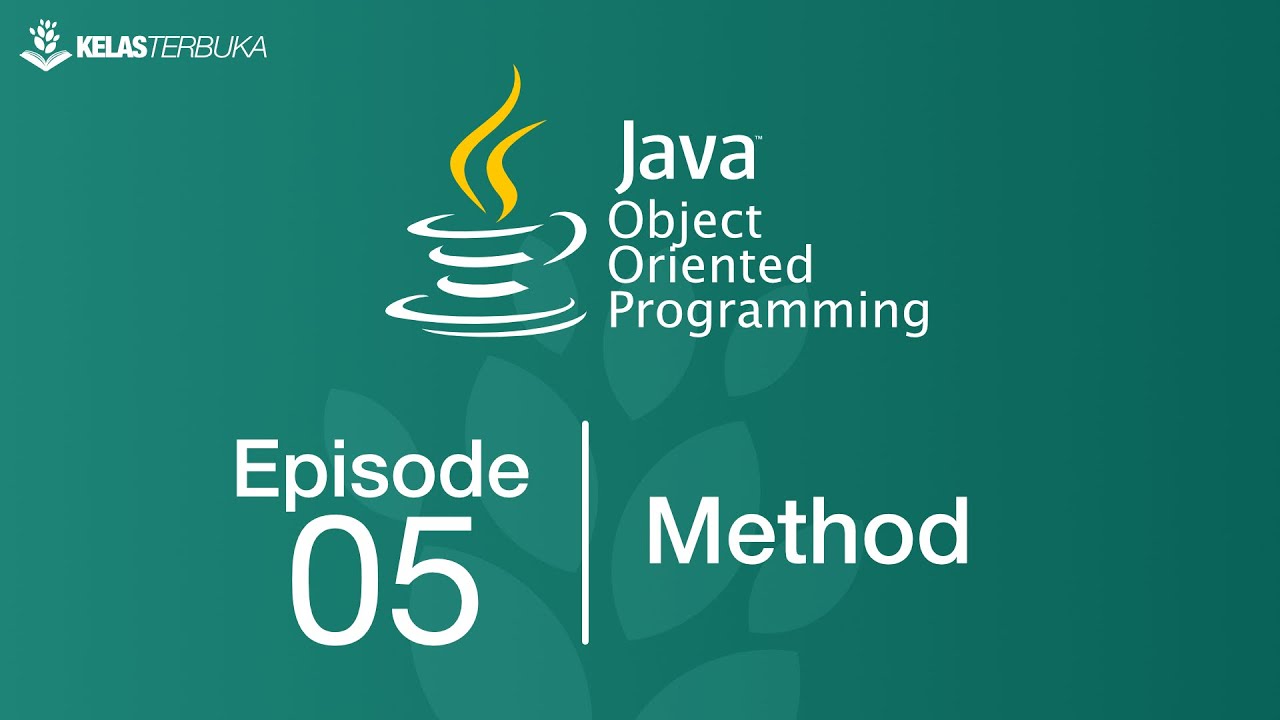 Belajar Java Oop 05 Methods Youtube