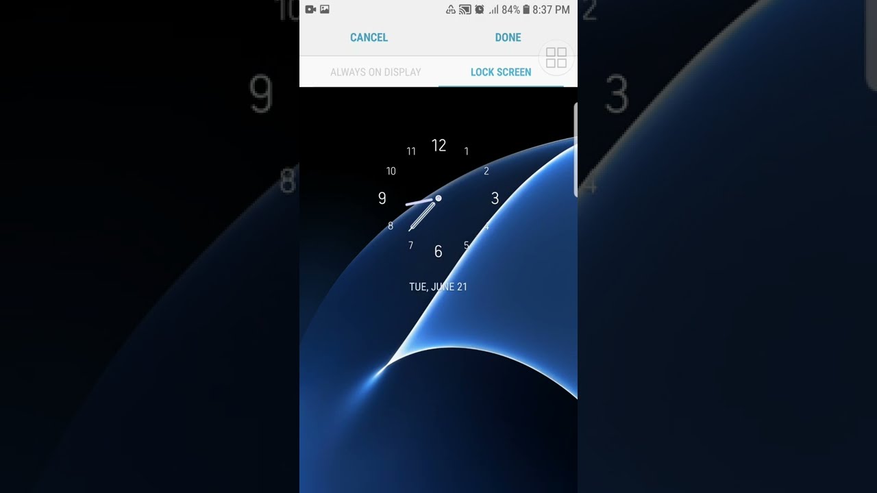 how to change clock style on samsung how to customize lock screen clock ...