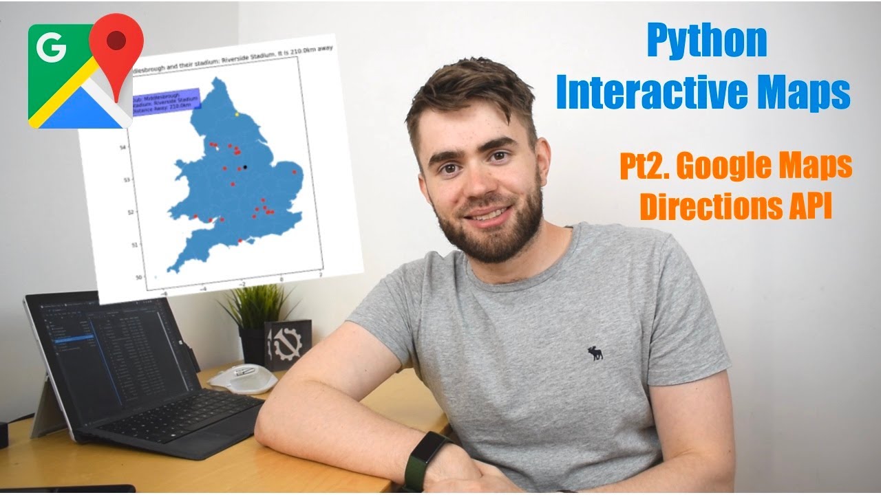 Building An Interactive Python Map Pt 2 Google Maps Api Youtube