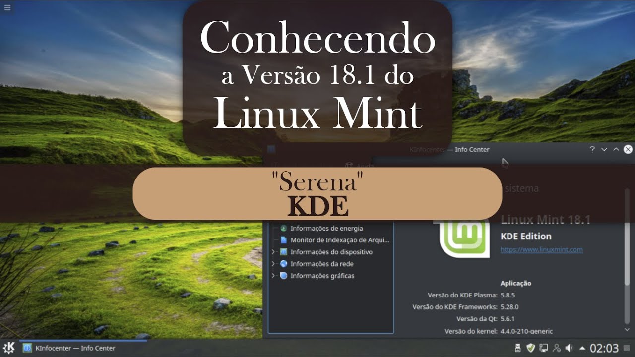 Linux Mint 18 1 Serena Edição Kde Plasma Youtube