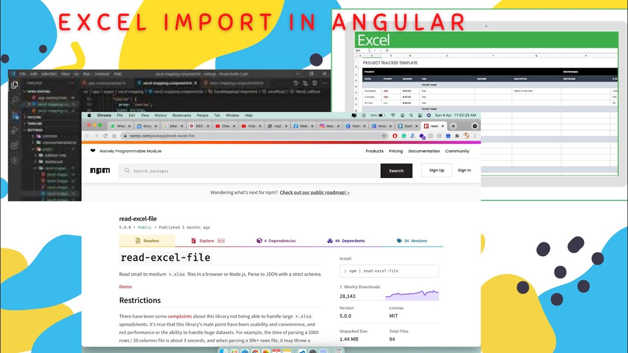 How To Read Or Import Excel File In Angular 2 4 5 7 8 10 Hindi English