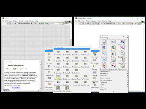 Labview Numeric Palette 16 Conversion Youtube