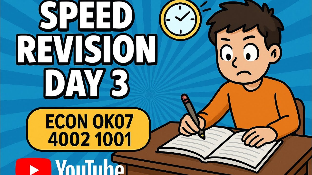 Speed Revision Day 3 Youtube