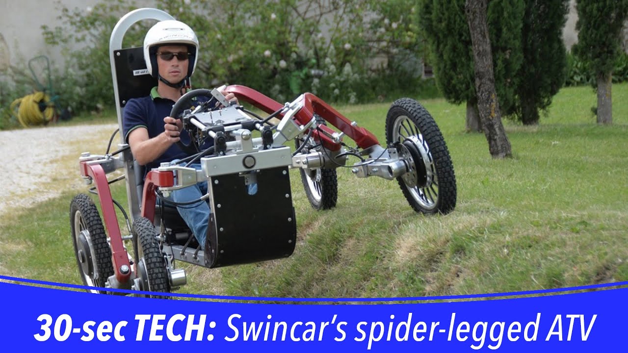 30 Sec Tech Swincar All Terrain Spider Car Youtube