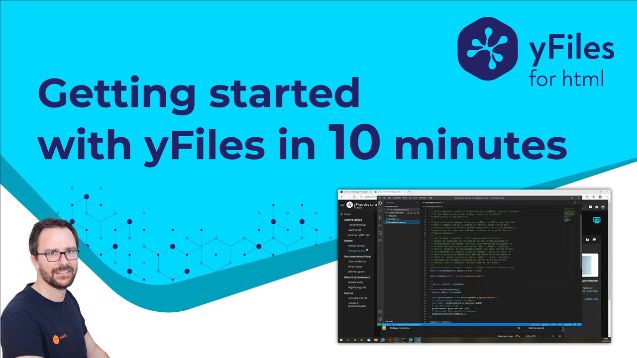 Getting Started With Yfiles For Html Youtube