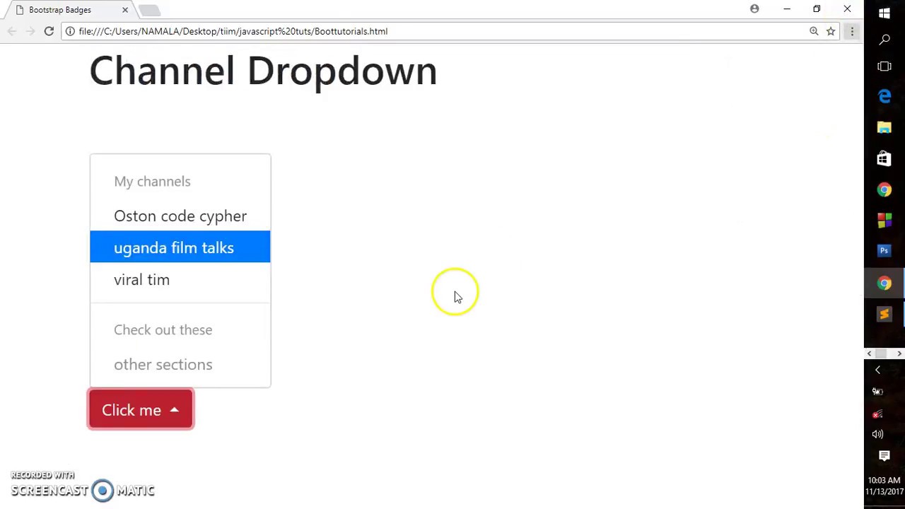 How To Create Dropdowns Dropups Using Bootstrap Youtube