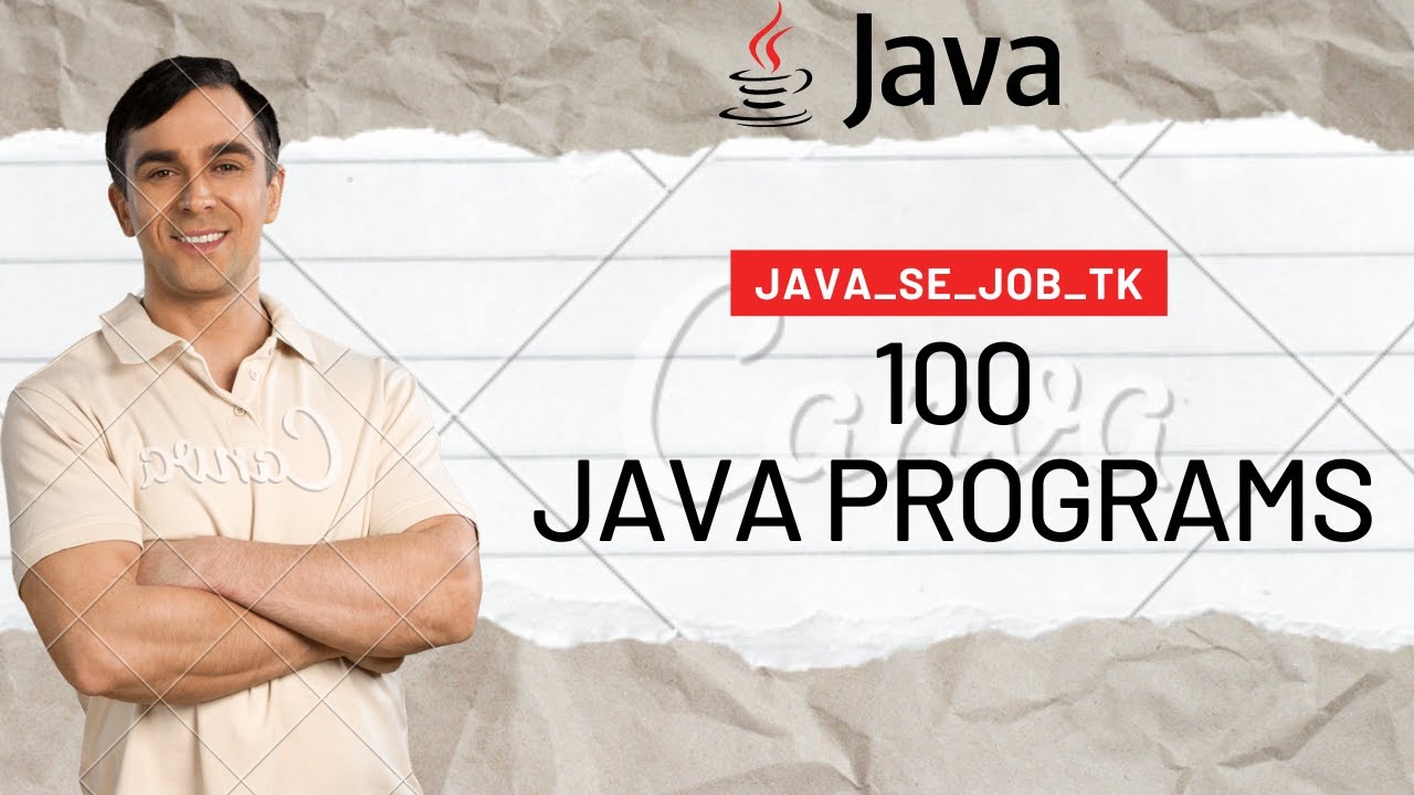 100 Java Programs For Practice Basic Java Java Programming Oops