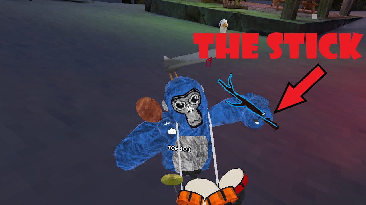 I Got The Stick Gorilla Tag Youtube