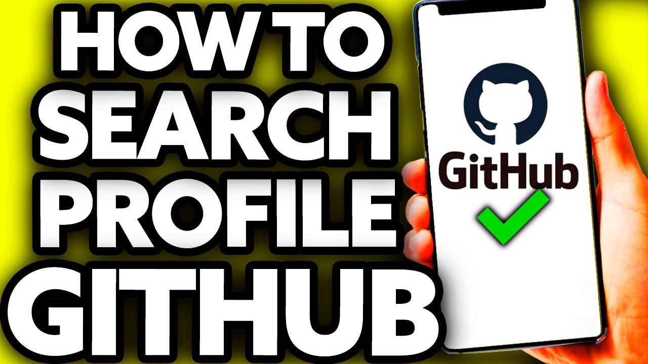 How To Search Profile In Github Very Easy Youtube