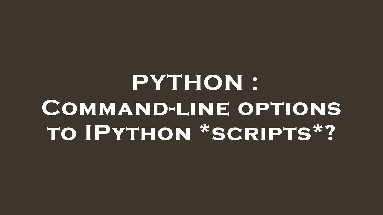 Run Ipython From Command Line Printable Forms Free Online