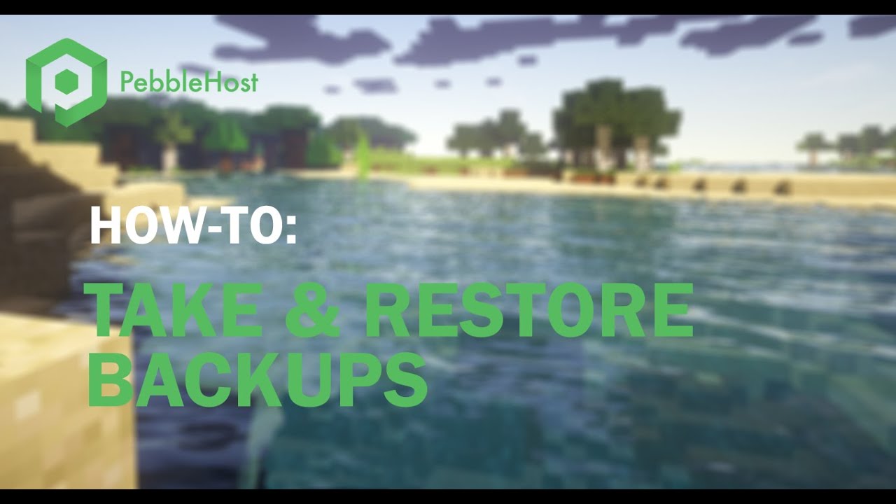 Pebblehost Backups Explained Youtube