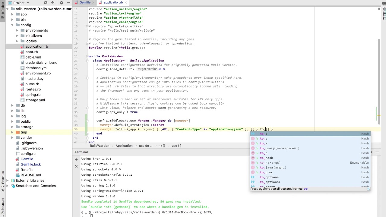 Ruby On Rails Warden Authentication Using Warden 01 Youtube