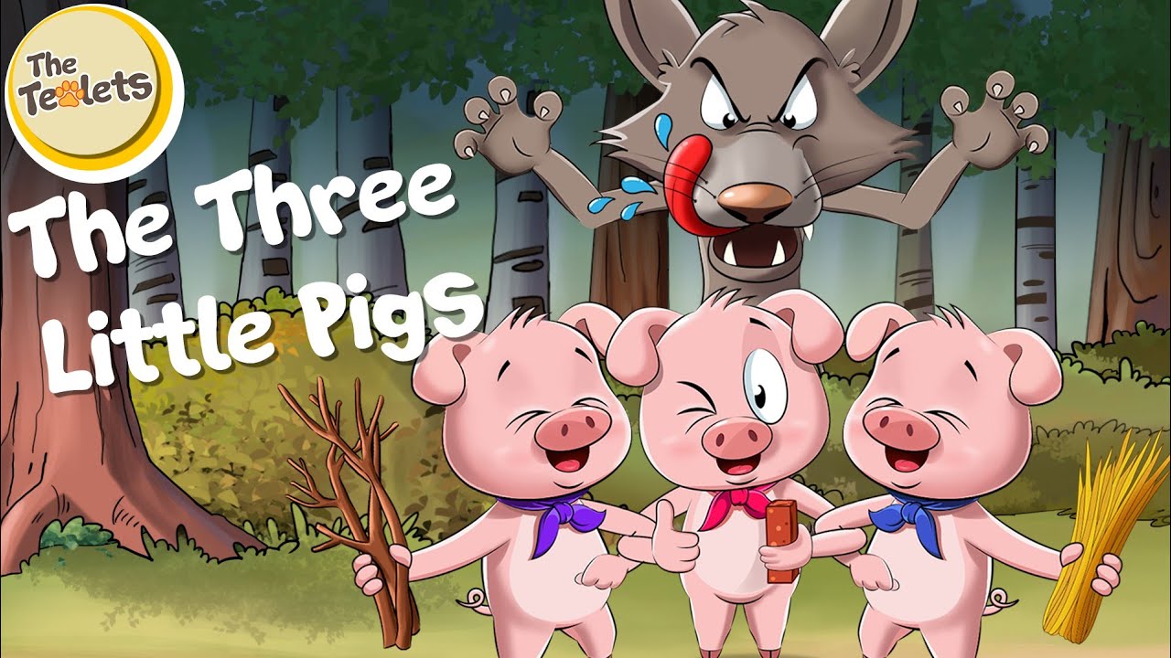 The Three Little Pigs Musical Story I Bedtime Stories I The Teolets