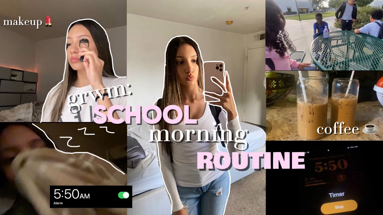 Grwm School Morning Routine Youtube