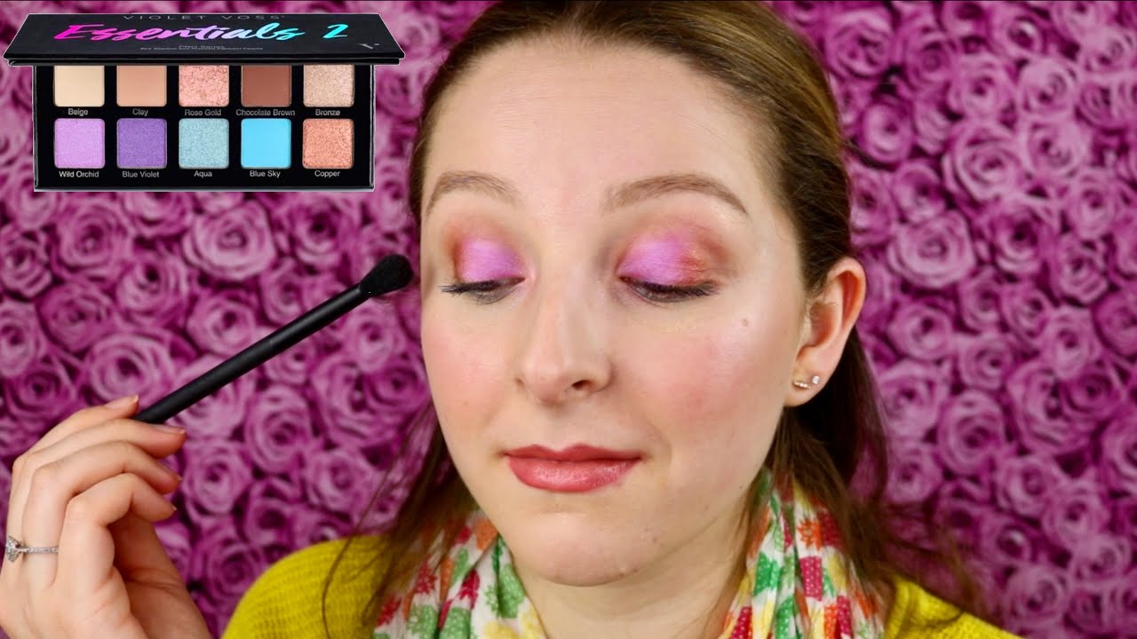 Violet Voss Essentials 2 Eyeshadow Palette Tutorial Swatches Review