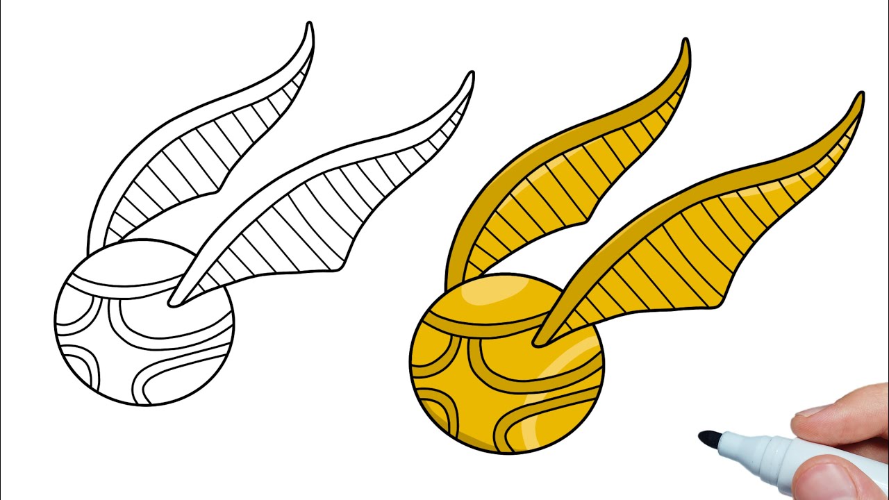 Snitch Harry Potter Drawing