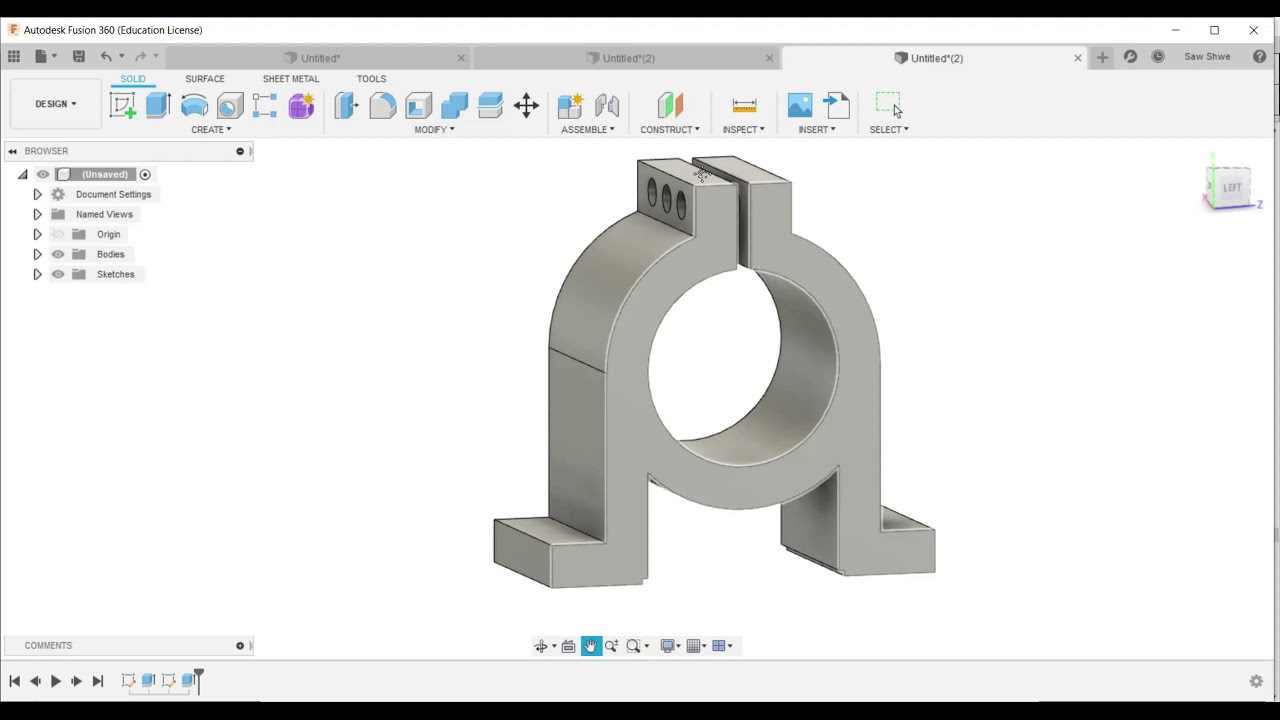 Fusion 360 Tutorial For Beginner Part 63 Youtube
