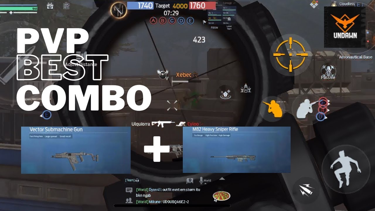 Best Weapon Combo Pvp Undawn Garena Youtube