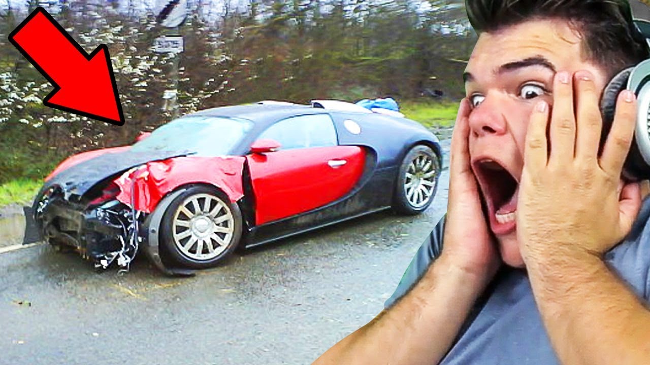 Reacting To Super Car Crashes Insane Youtube