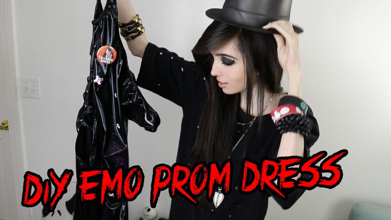 Diy Emo Prom Dress Eugenia Cooney Youtube