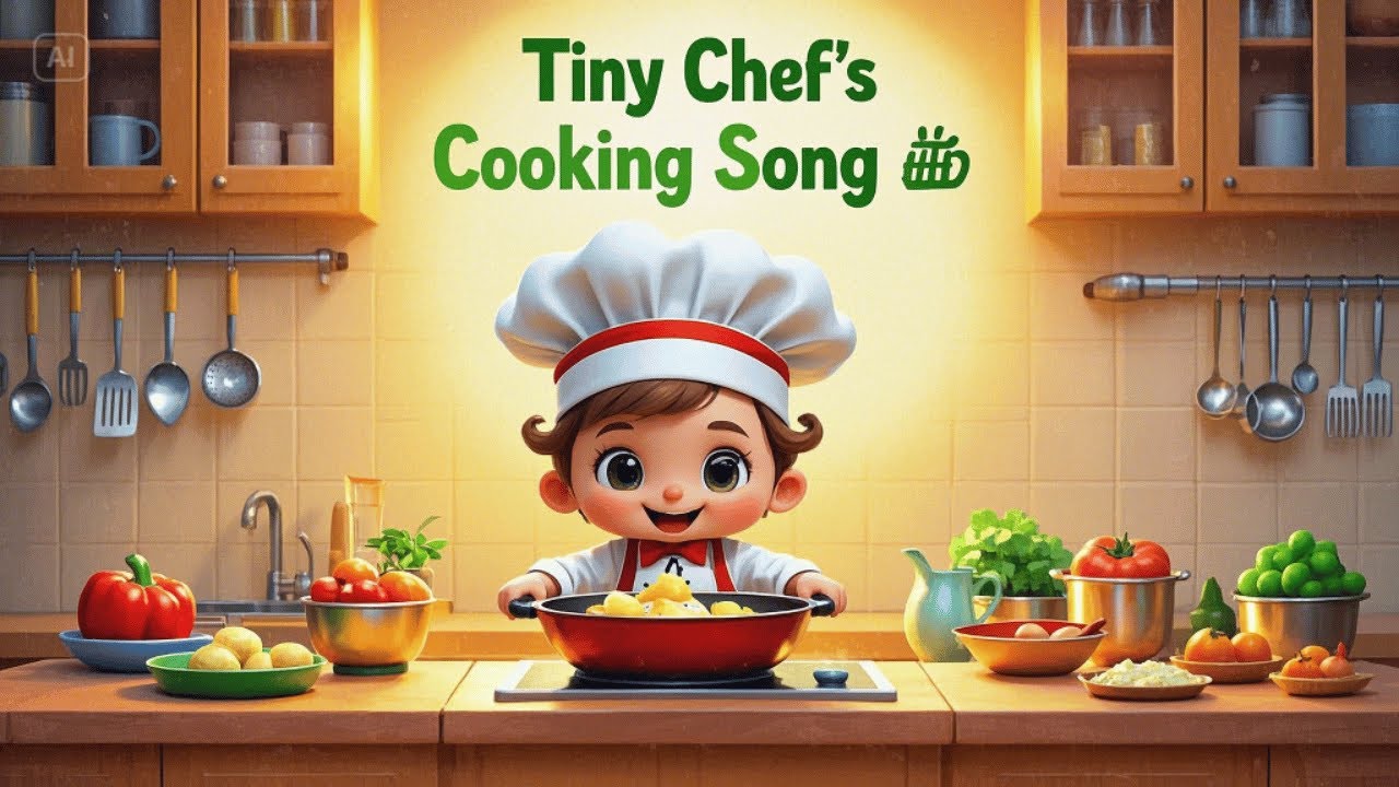 Tiny Chef S Cooking Song рџћ Fun Kitchen Adventure For Kids Youtube