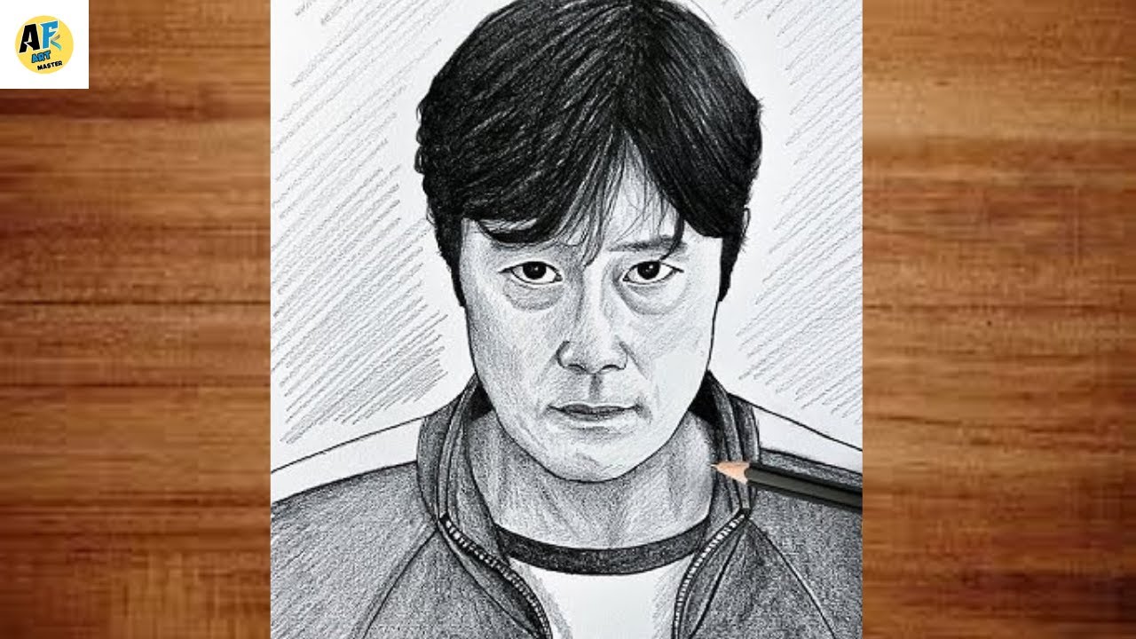 How To Draw Squid Game Player 001 Season 2 Squid Game Super Easy