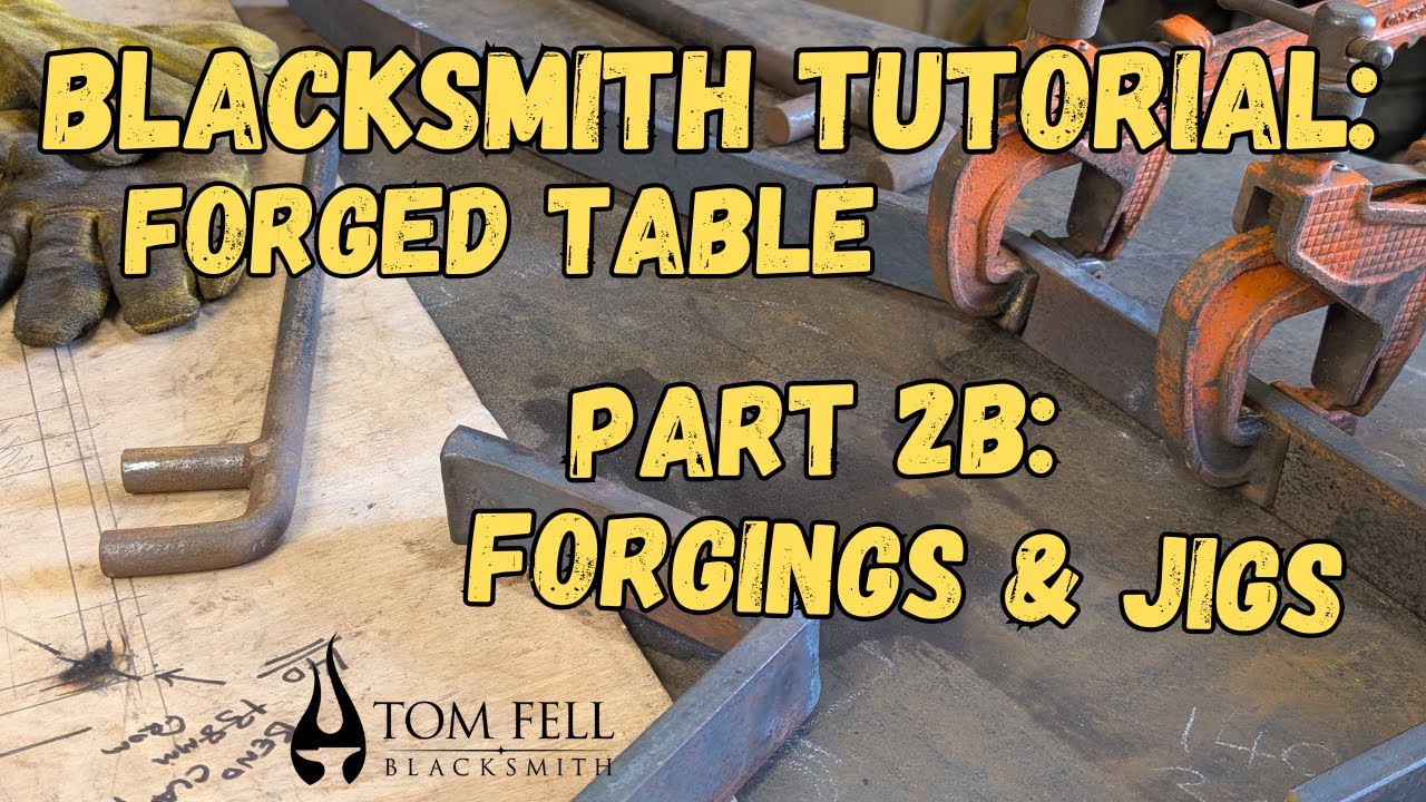 Blacksmithing Tutorial Forging A Console Table Full Process Part