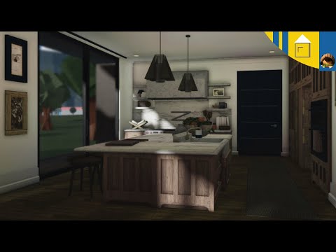 Bloxburg Speedbuild Chic Family Suburban Part Three Youtube