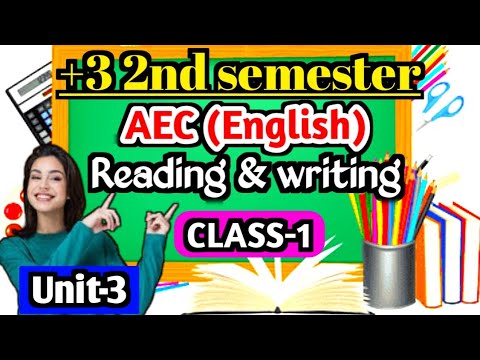 3 2nd Semester Aec English Unit 3 Class 1 Reading And Writing Aec 2
