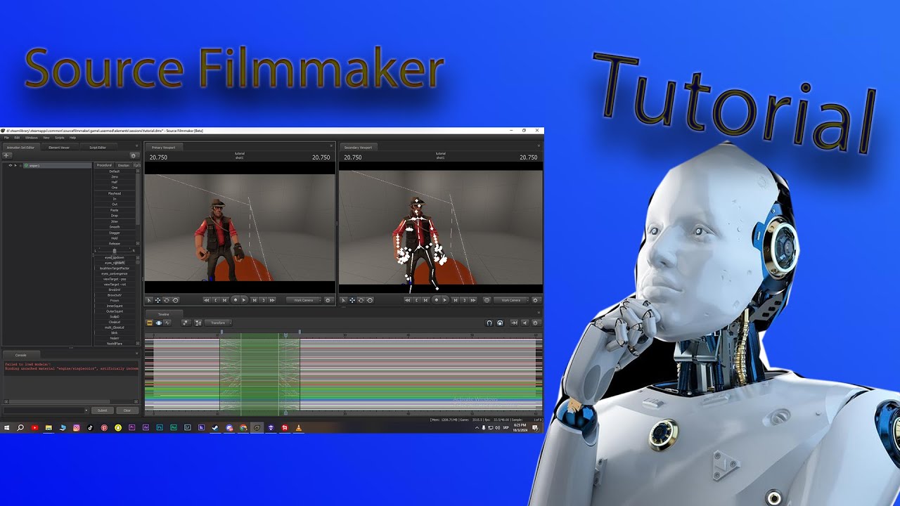 How To Animate In Source Filmmaker Sfm Animation Basics Youtube