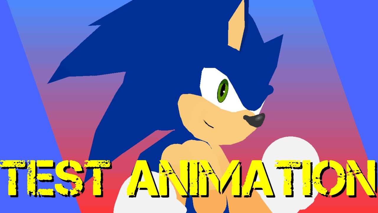 Sonic Test Animation Stick Nodes Youtube