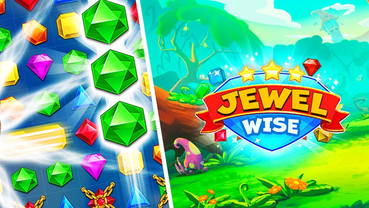 Jewel Games Match 3 Matching Games With Colorful Jewels Wise Match3